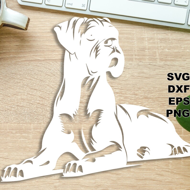Boxer SVG Cut Files svg Dxf Png Eps Silhouette & Cricut, Digital ...
