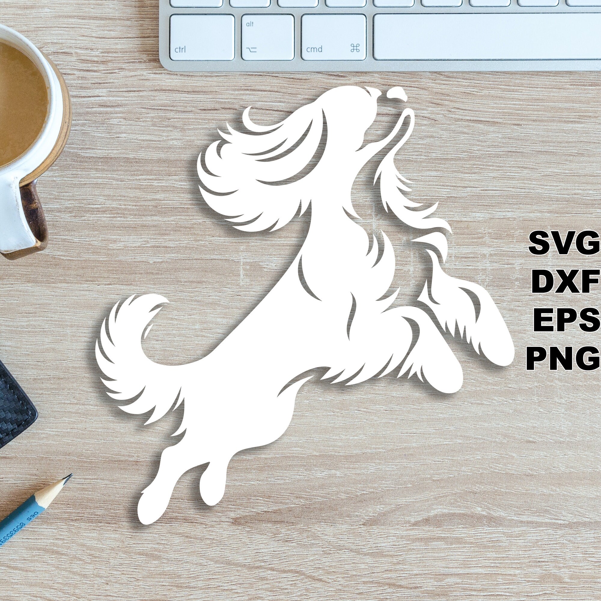 Cavalier King Charles SVG Cut Files svg Dxf Png Eps Silhouette & Cricut ...