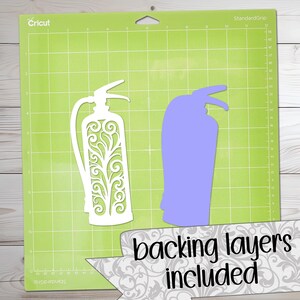 Filigree Fire Extinguisher SVG Cut Files (svg Dxf Png Eps Jpeg ...