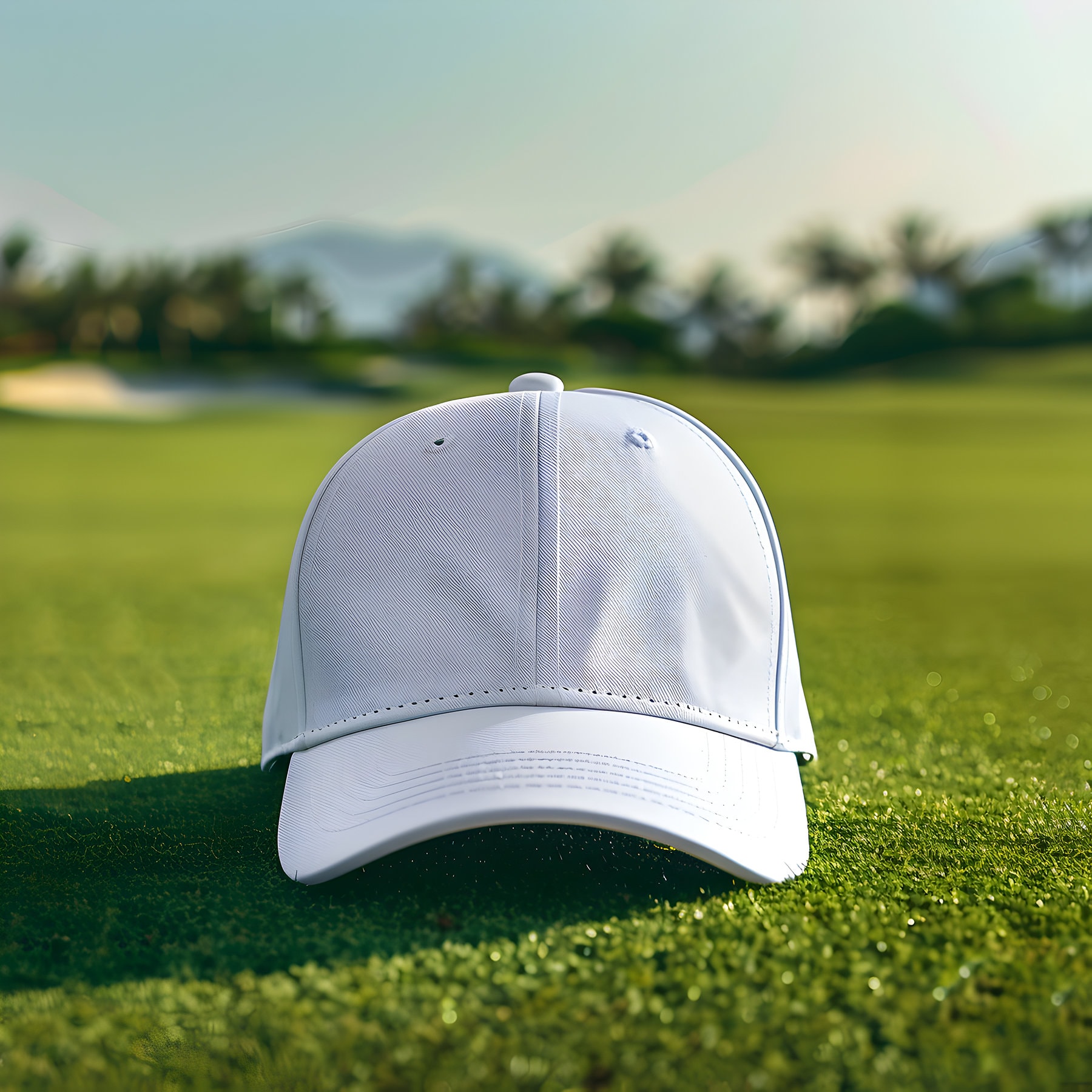 White Golf Hat Mockup - Etsy