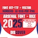 Font Vector Arsenal 2025 Font Otf,ttf, AI, Svg, Pdf, Png Arsenal Shirt ...