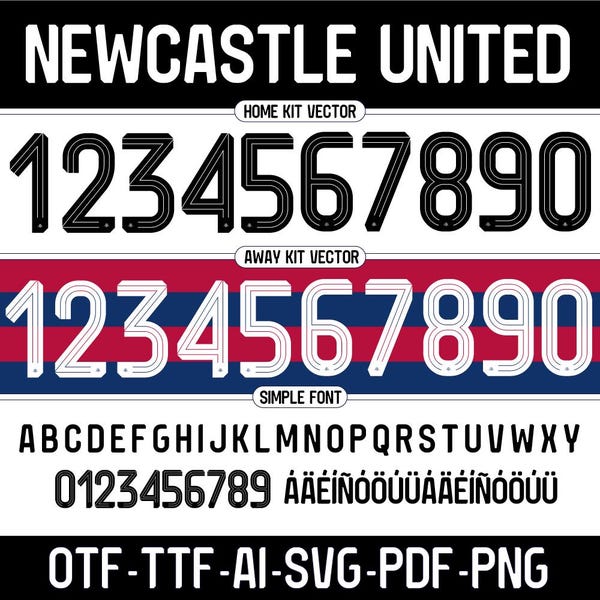 Newcastle United Svg - Etsy UK