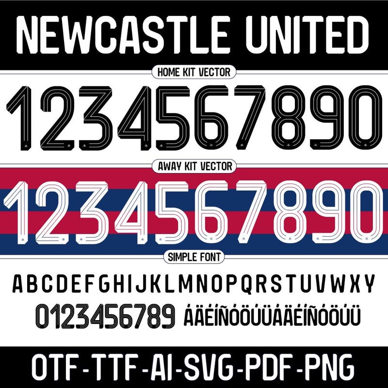 Newcastle United Svg - Etsy UK
