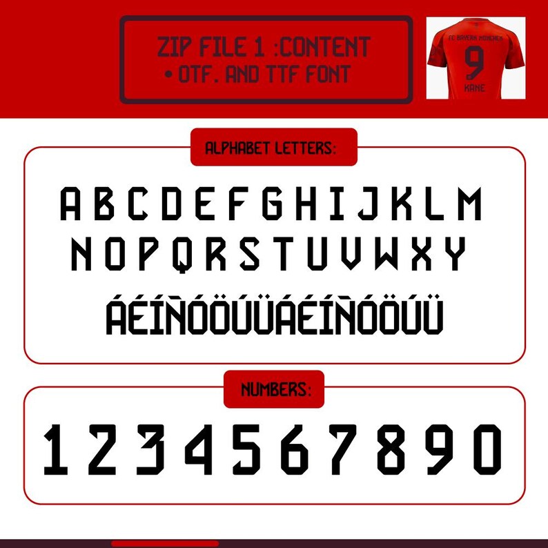 Font Vector Bayern Munich 2025 Font Ai, Svg, Pdf, Png, Otf,ttf, Bayern ...