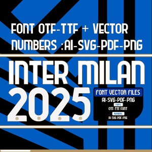 Font Vector Inter Milan 2025 Font Ai,eps, Png, Pdf, Otf, Ttf Inter ...
