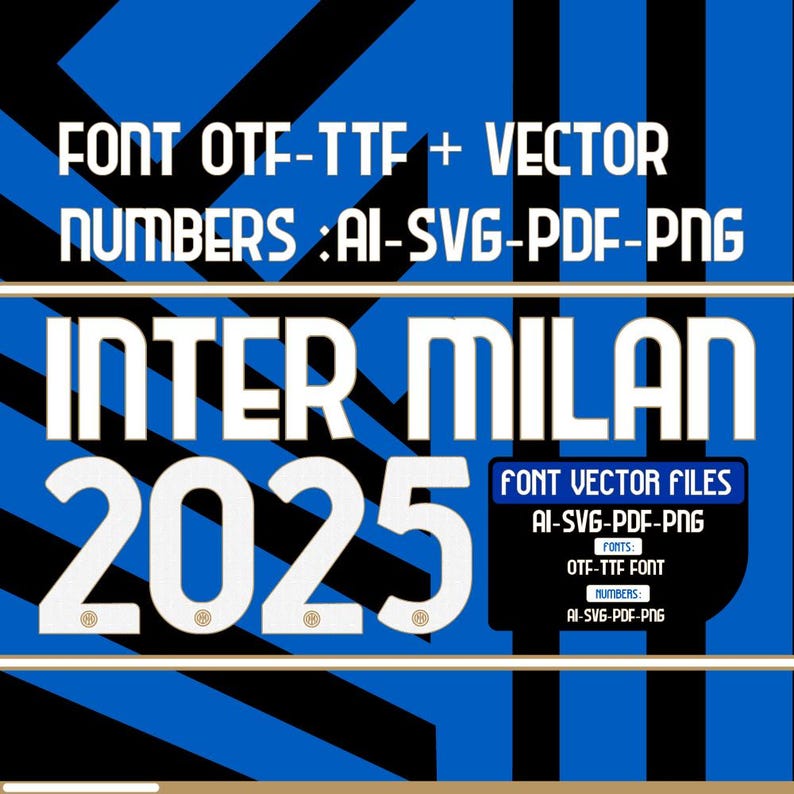 Font Vector Inter Milan 2025 Font Ai,eps, Png, Pdf, Otf, Ttf Inter ...
