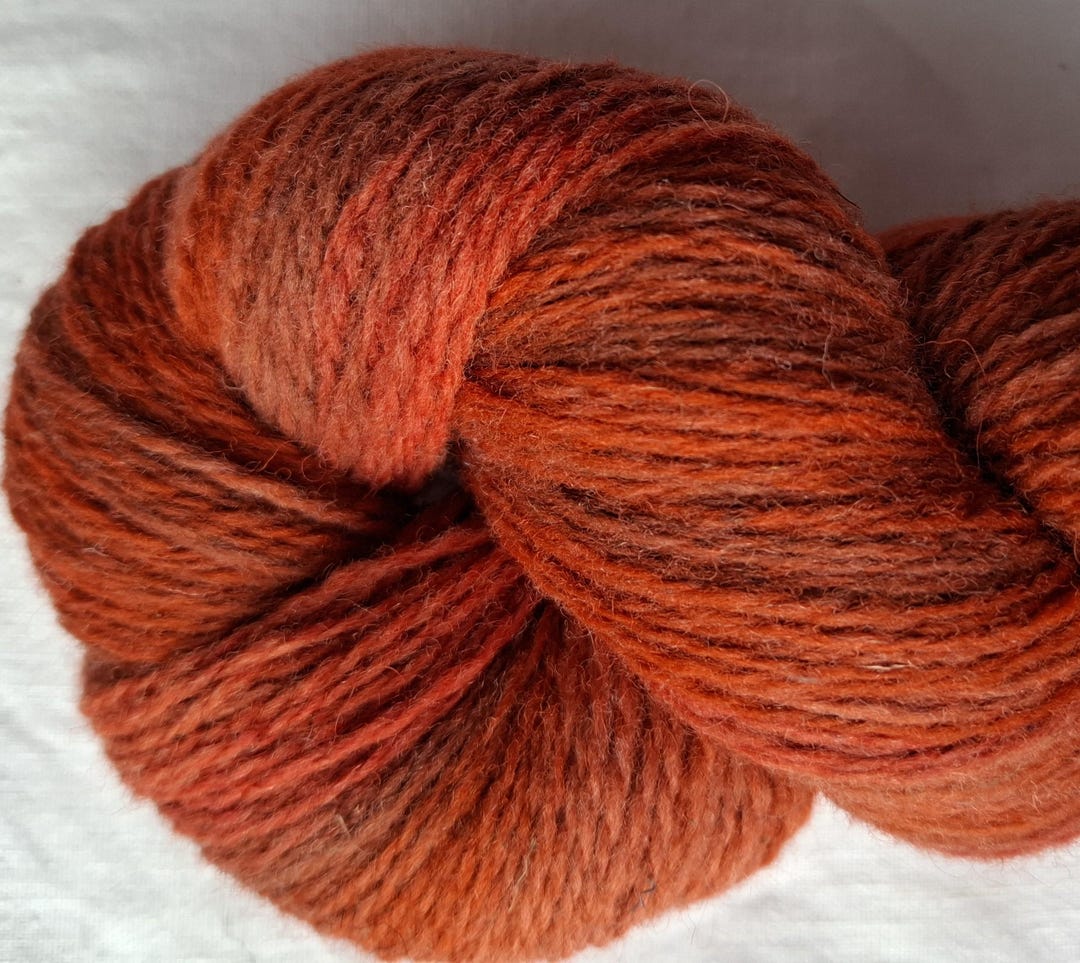 Wool Yarn for Knitting, High Quality Multicolor Orange Red 100 % Sheep ...