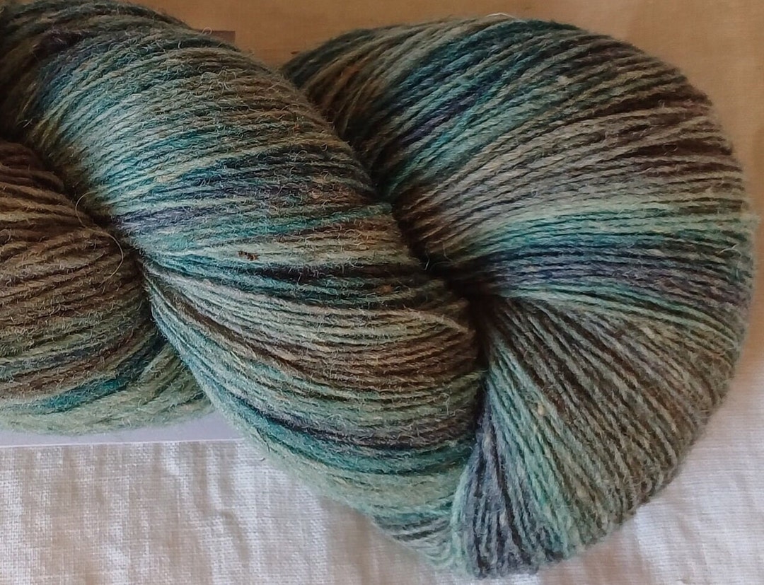 Wool Yarn for Knitting. High Quality Multicolor Ocean Blue, Gray ...