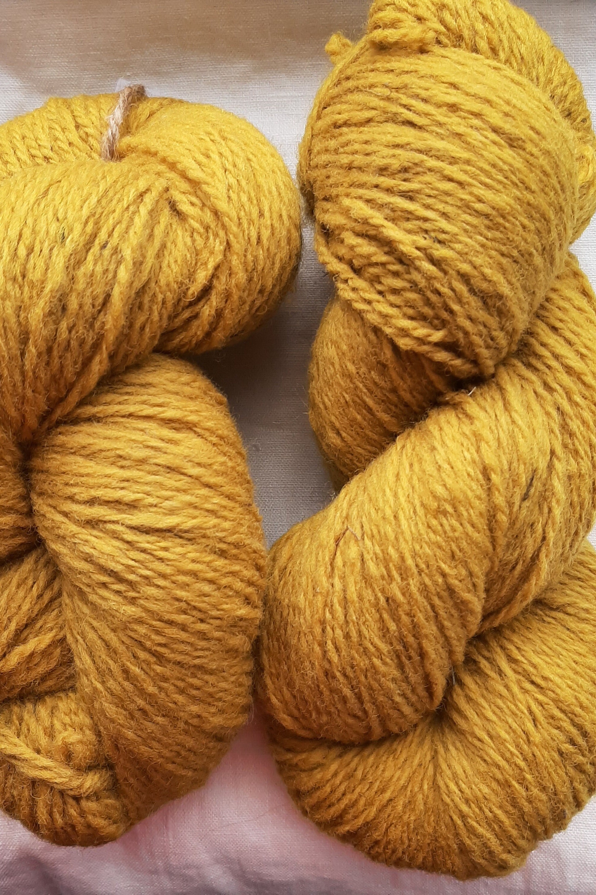 Wool Yarn for Knitting, High Quality Yellow Wool Yarn, Natural Lanolin ...
