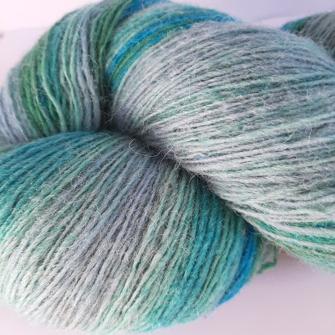 Wool Yarn for Knitting, High Quality Multicolor Hand Dyed Yarn, Natural ...