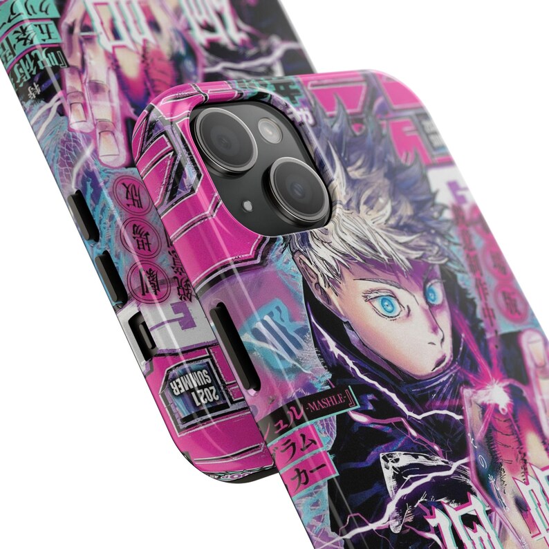 Anime Jujutsu Kaisen Tough Gojo Phone Case, Shonen Jump Cover, Apple ...