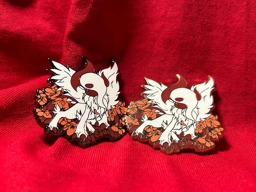 NEW Cute Pokémon Shiny Mega Absol Gen 3 Enamel Pin Hard Enamel Metal ...