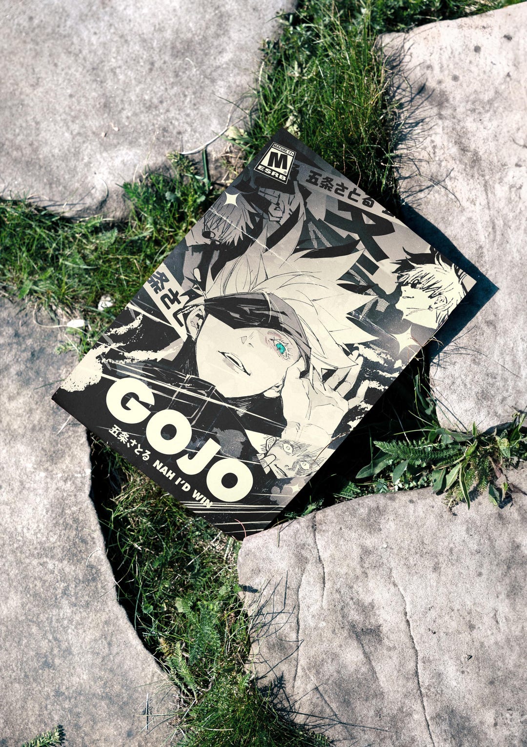 Gojo Jujutsu Kaisen Anime Satin Poster Print, Anime Art, Gojo Gift, JJK ...