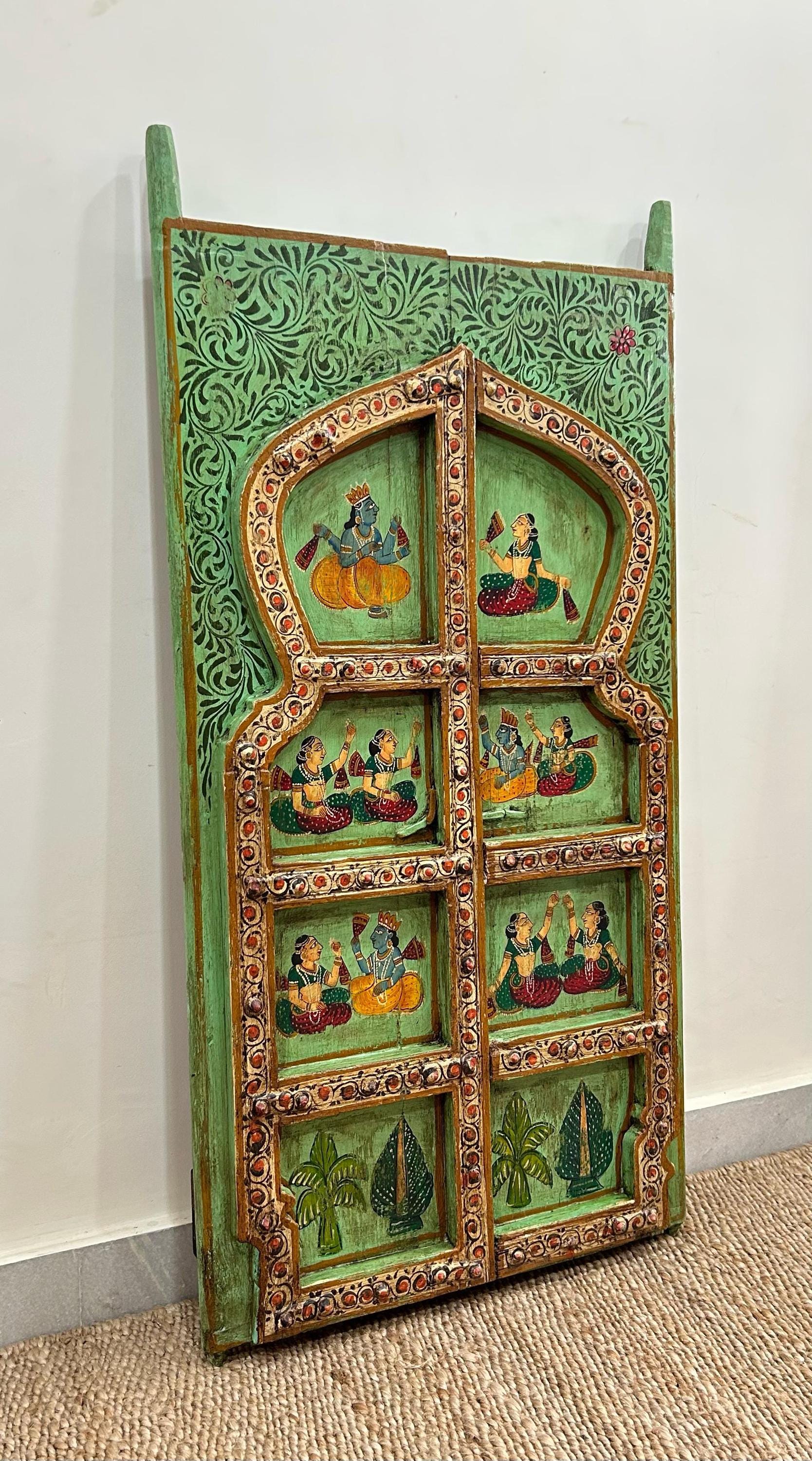 Beautiful Indian Cultural Heritage Hand Painted Wall Panel Shree ...