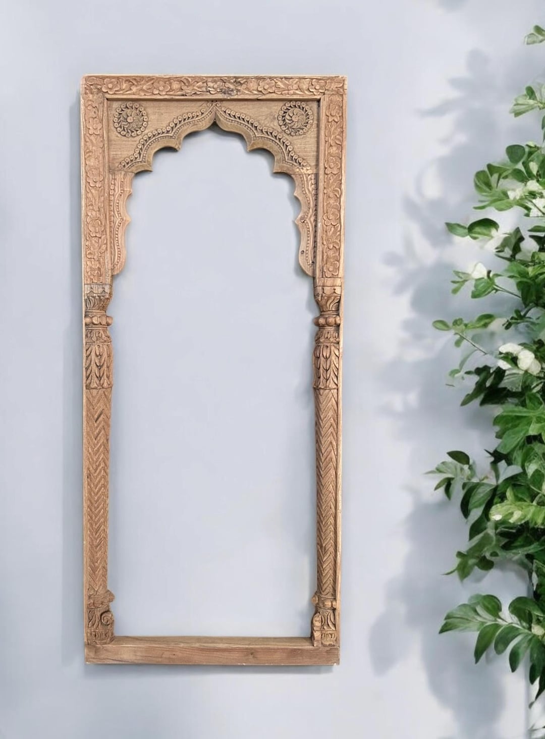 Indian Antique Style Jharokha Frame Hand Carved Vintage Mirror Jhrokha ...