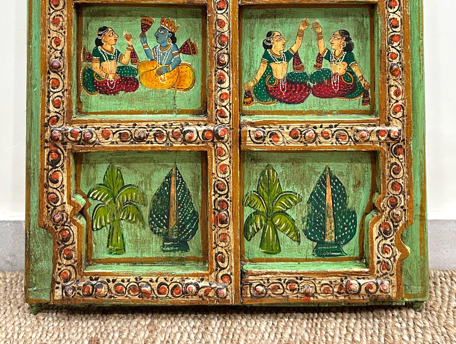 Beautiful Indian Cultural Heritage Hand Painted Wall Panel Shree ...