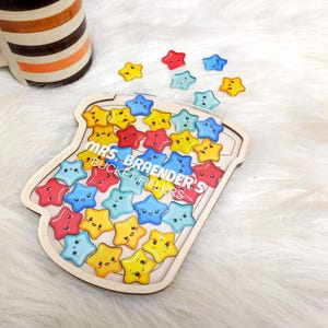 Personalized Star Bucket Filler, Custom Reward Jar for Teacher ...