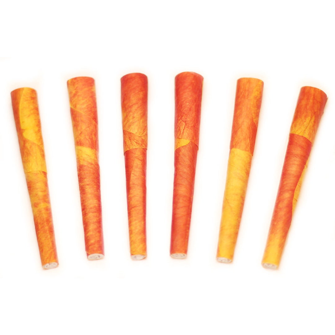 5 MINI Cali Sunset Rose Petal Cones - Etsy