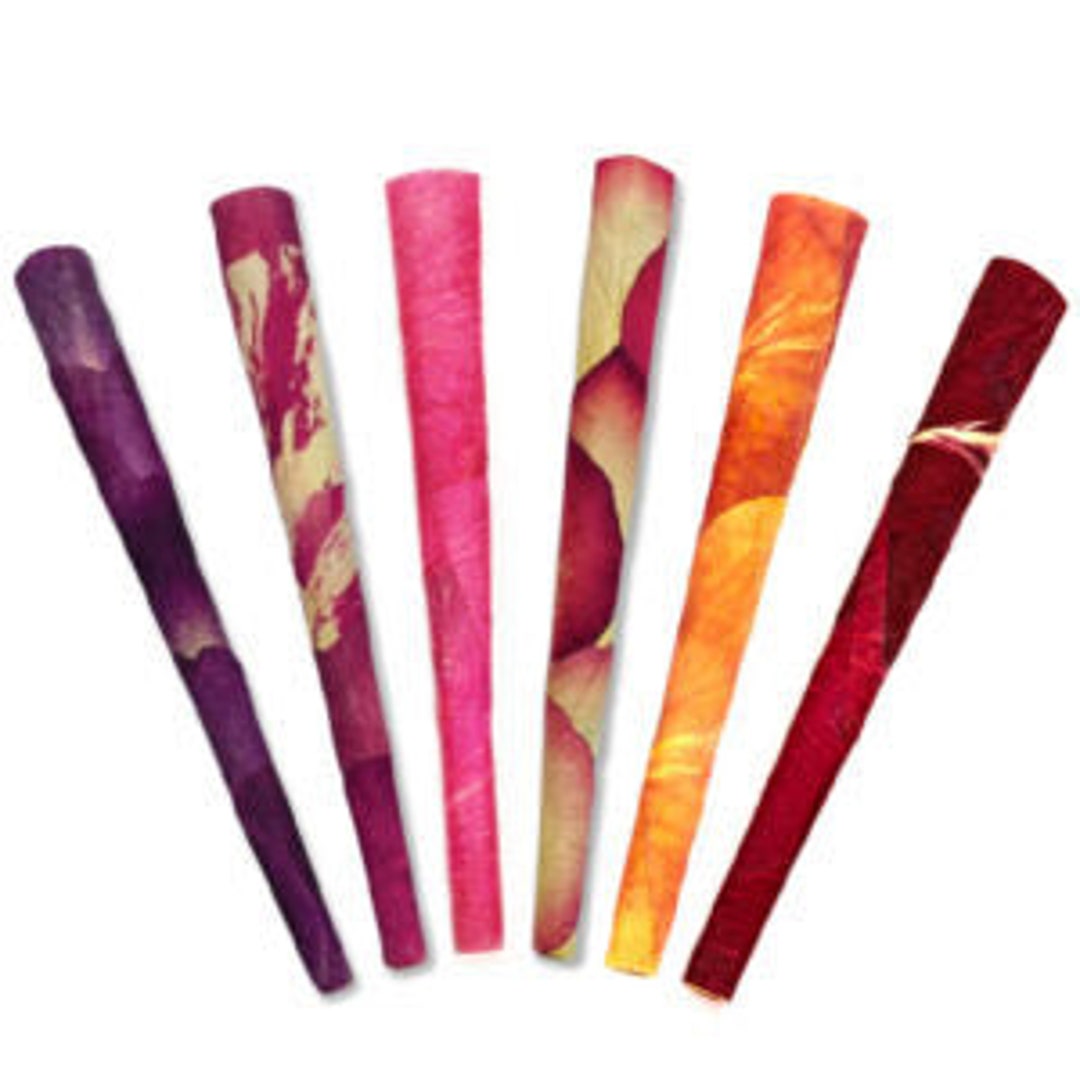 6 Pack Rainbow Rose Petal King Cones - Etsy