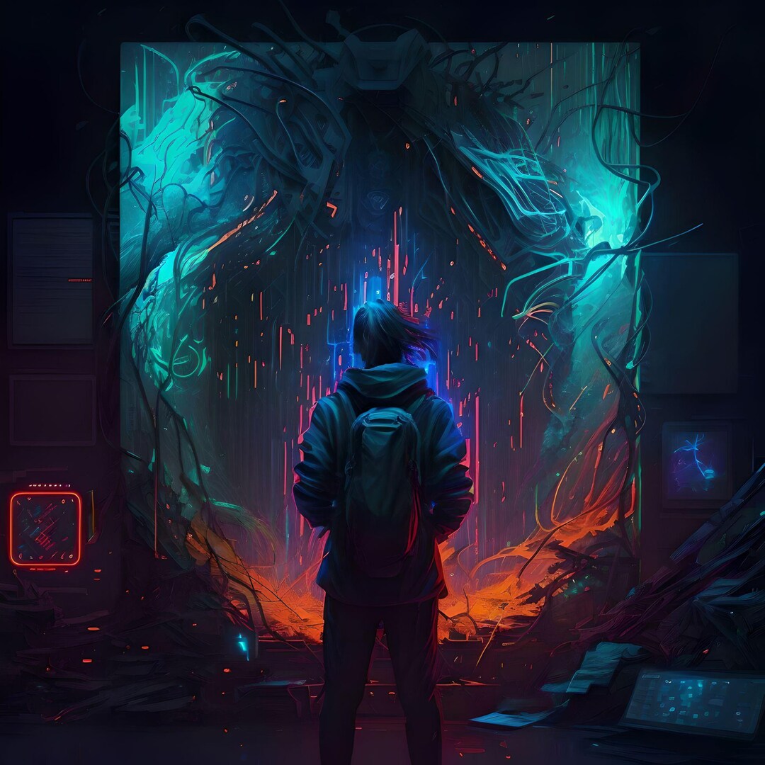 Digital Poster: Gaming 7, High Resolution 4000x4000 Pixels - Etsy