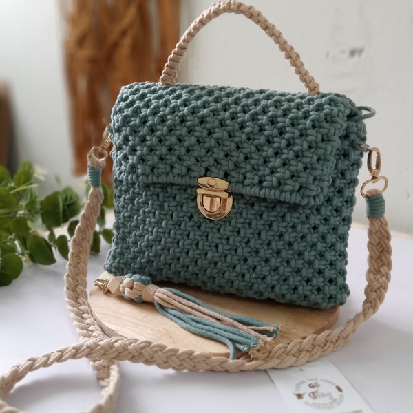 Macrame Handbags - Etsy