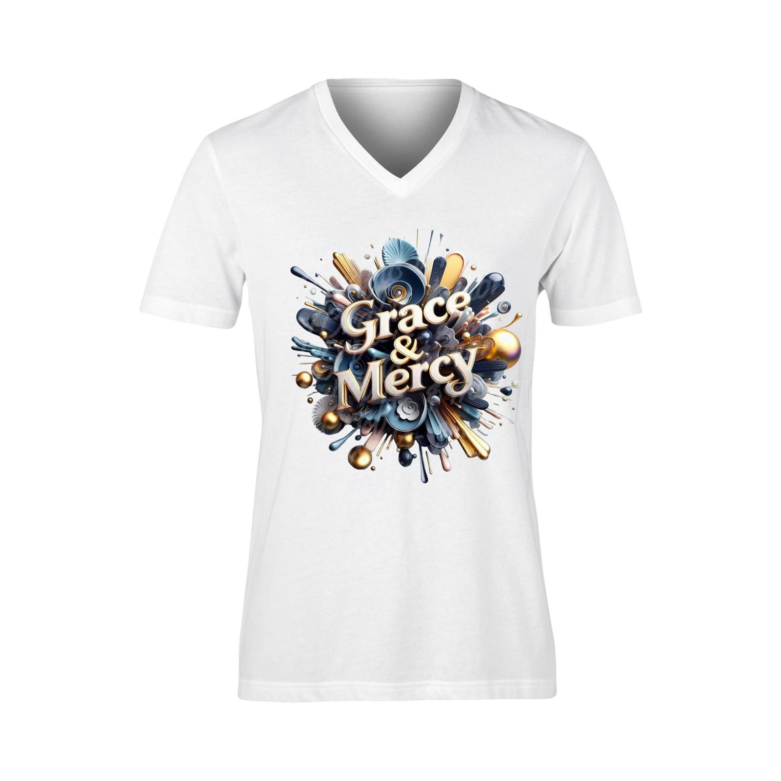 Grace & Mercy PNG | 3D Inspirational Christian Design | Digital ...