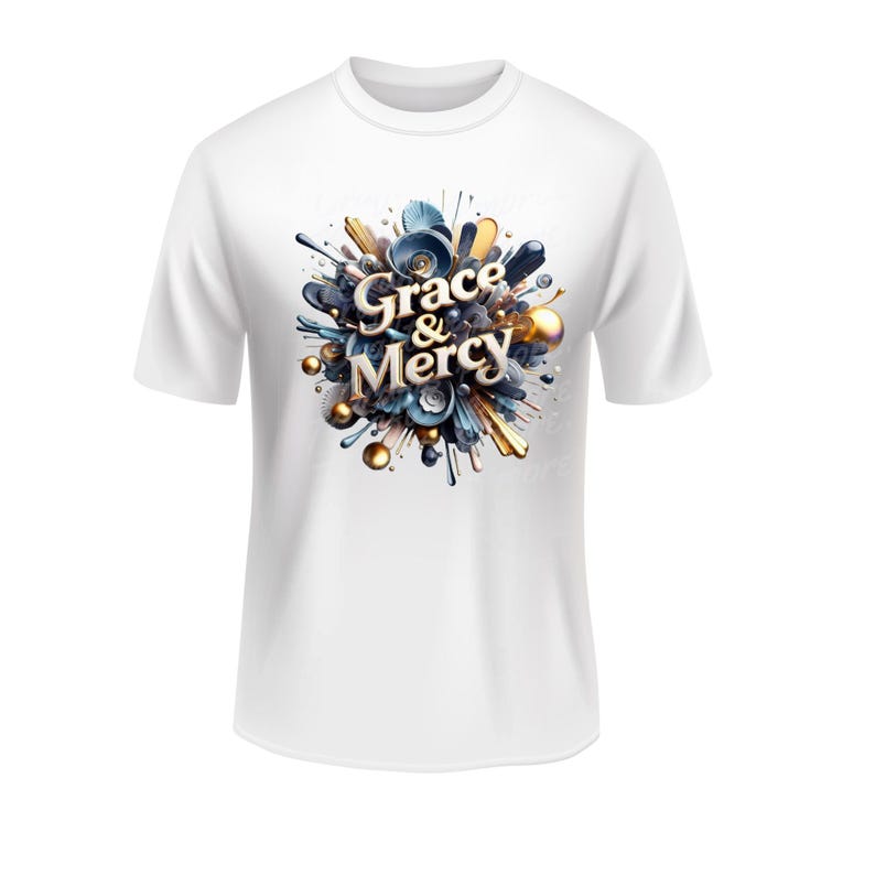 Grace & Mercy PNG | 3D Inspirational Christian Design | Digital ...
