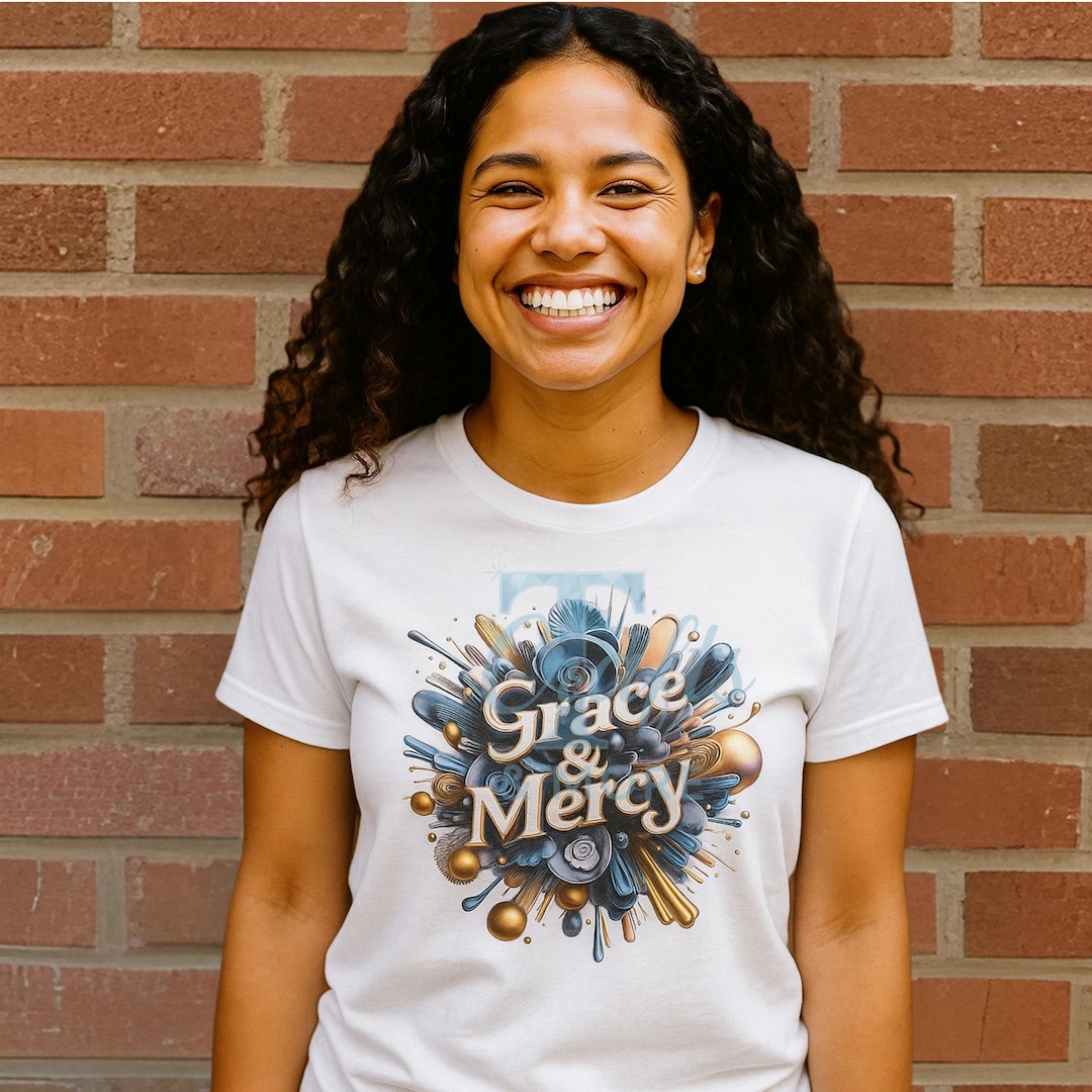 Grace & Mercy PNG | 3D Inspirational Christian Design | Digital ...