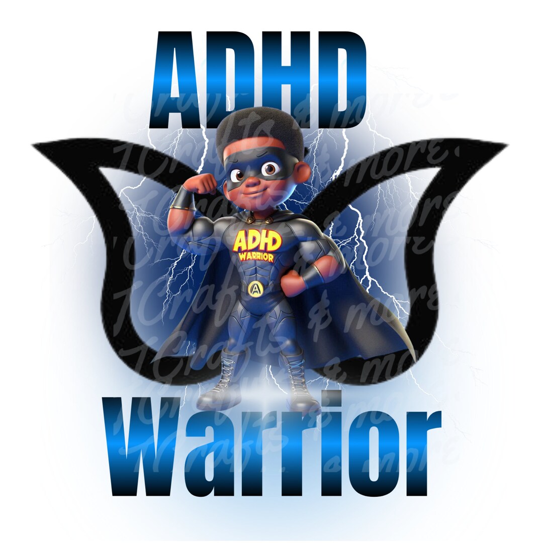 ADHD Warrior PNG Bundle - Etsy