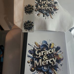 Grace & Mercy PNG | 3D Inspirational Christian Design | Digital ...