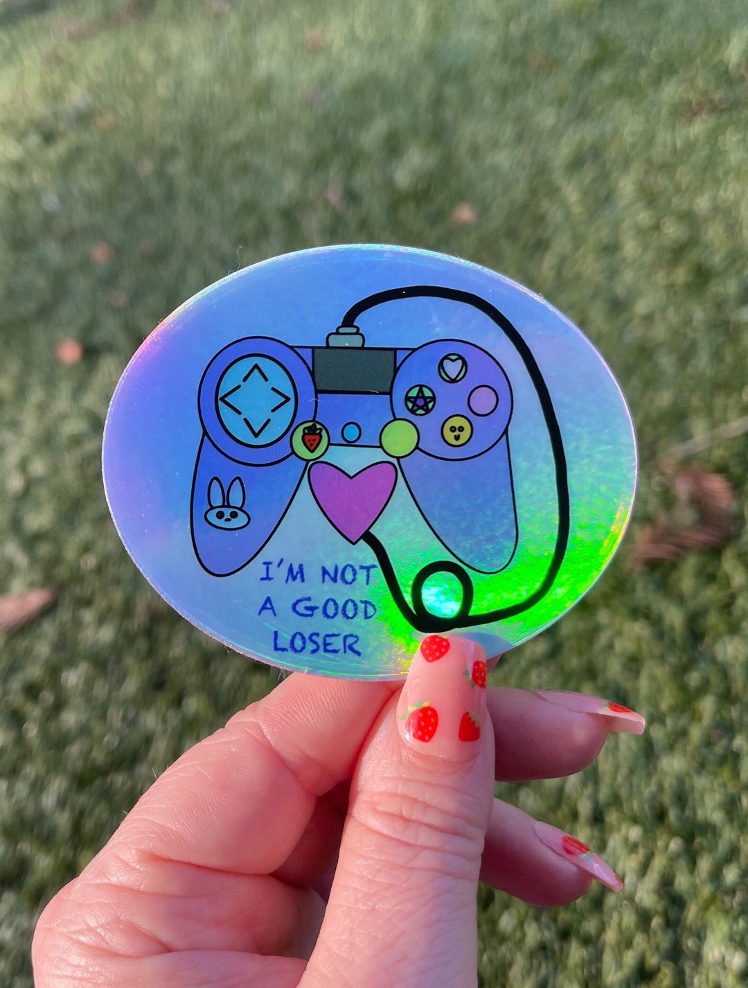 Controller Sticker, Chibi Kawaii Sticker, Kawai Controller Sticker ...