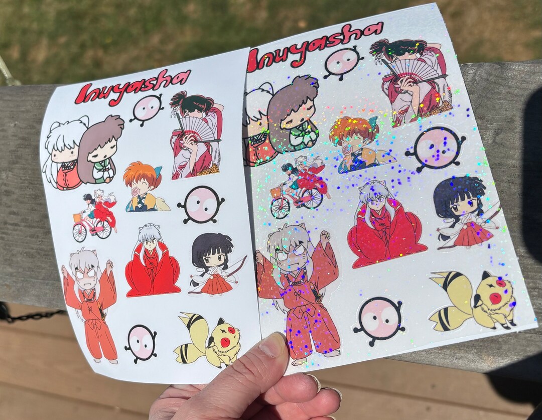 Cute Anime Couple Sticker Sheet , Cute Kawaii Anime Sticker Sheet ...
