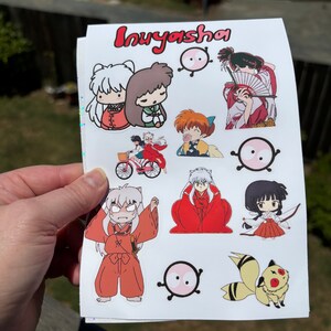 Cute Anime Couple Sticker Sheet , Cute Kawaii Anime Sticker Sheet ...