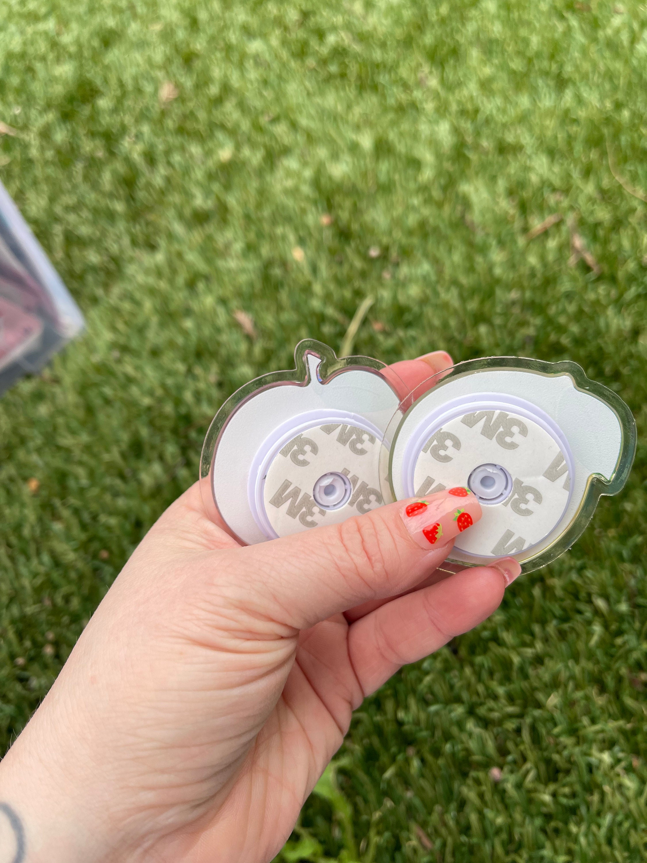 Cute Kawaii Phone Grips Lemon Phone Grip Peach Phone Grip - Etsy