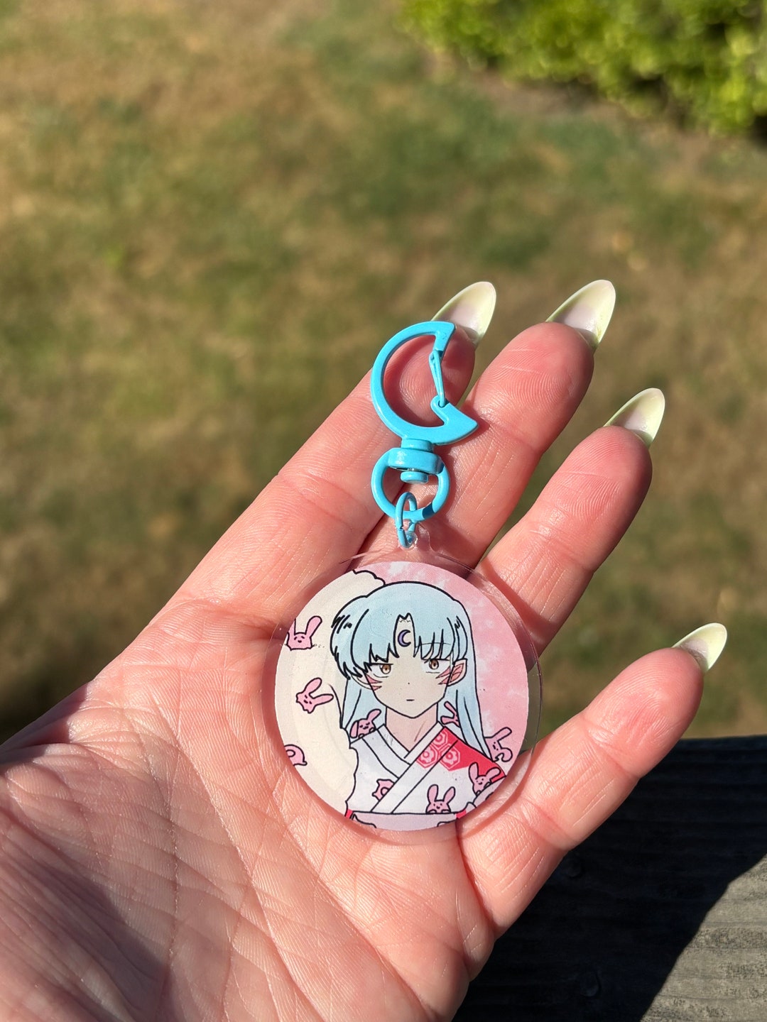 Anime Dog Boy Keychain, Cute Kawaii Anime Acrylic Keychain , Cute Dog ...