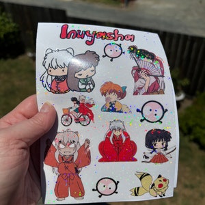 Cute Anime Couple Sticker Sheet , Cute Kawaii Anime Sticker Sheet ...