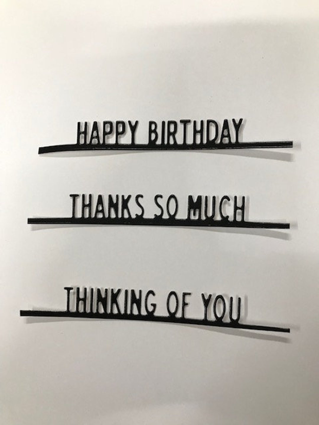 Die Cut Card Sentiments for Your Card Making Projects. - Etsy