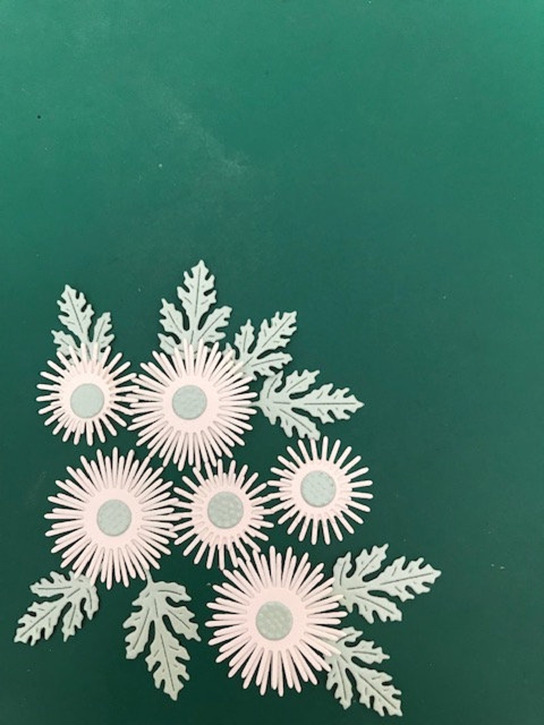 Die Cut Flowers for Card Making - Etsy