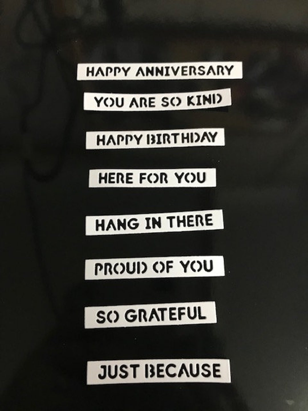 Die Cut Sentiments for Your Card Making Projects. - Etsy