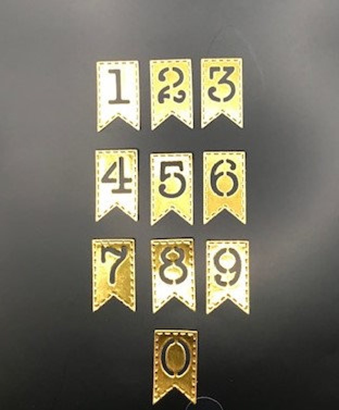 Die Cut Numbers for Your Card Making Projects - Etsy