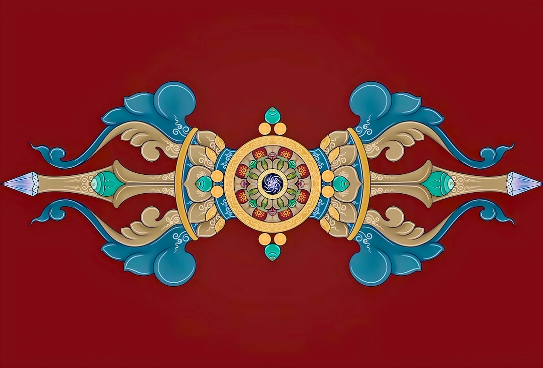 The Tibetan Dorje, Also Known as Vajra / Digital/ Decor - Etsy