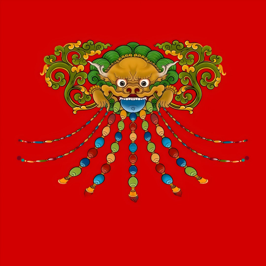 Tibetan Wall Decor “cheppu”buddhist Symbol of Protection - Etsy Canada