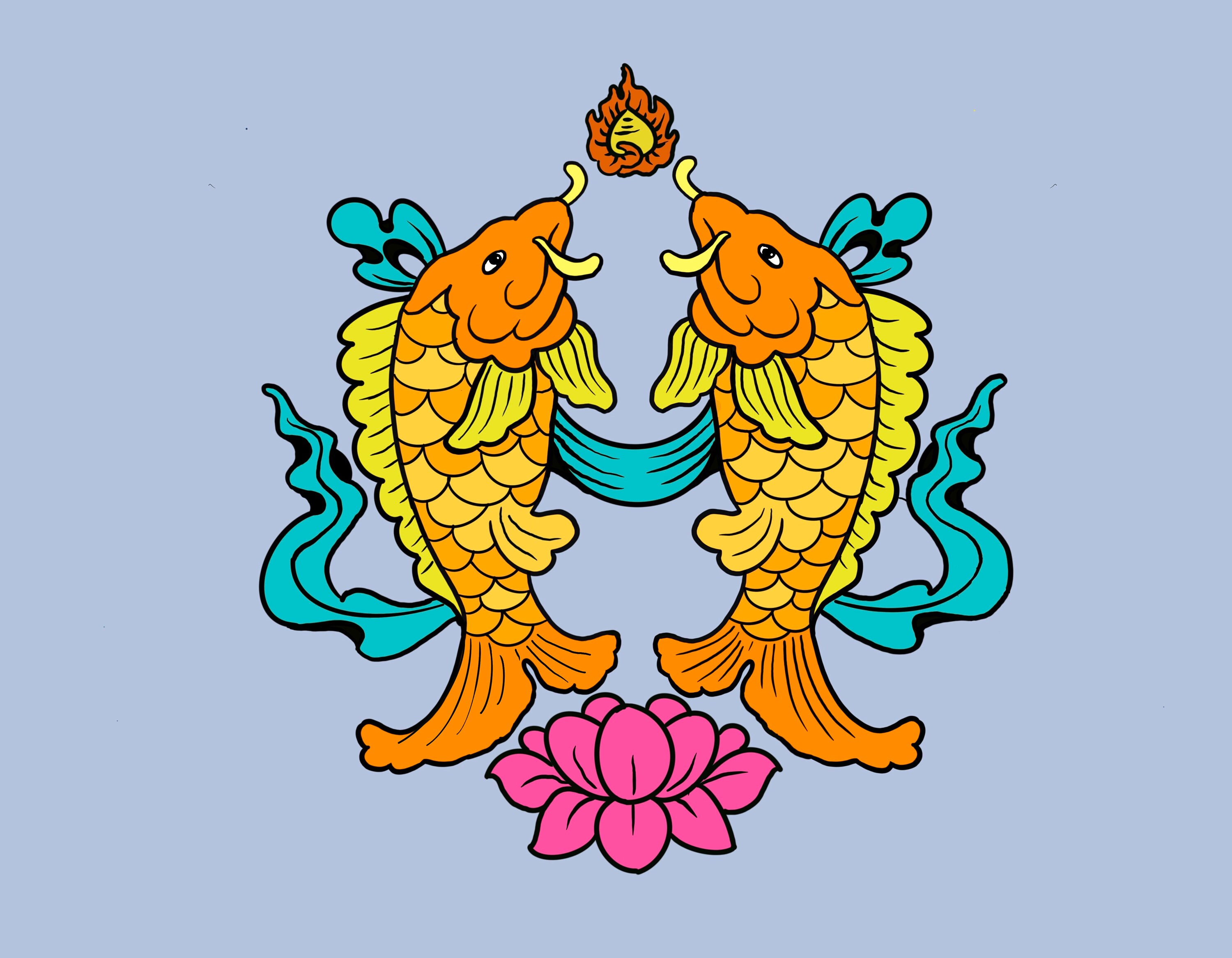 8 Auspicious Signs , Tibet Art , Buddhism, Ashtamangala, Mandala ...