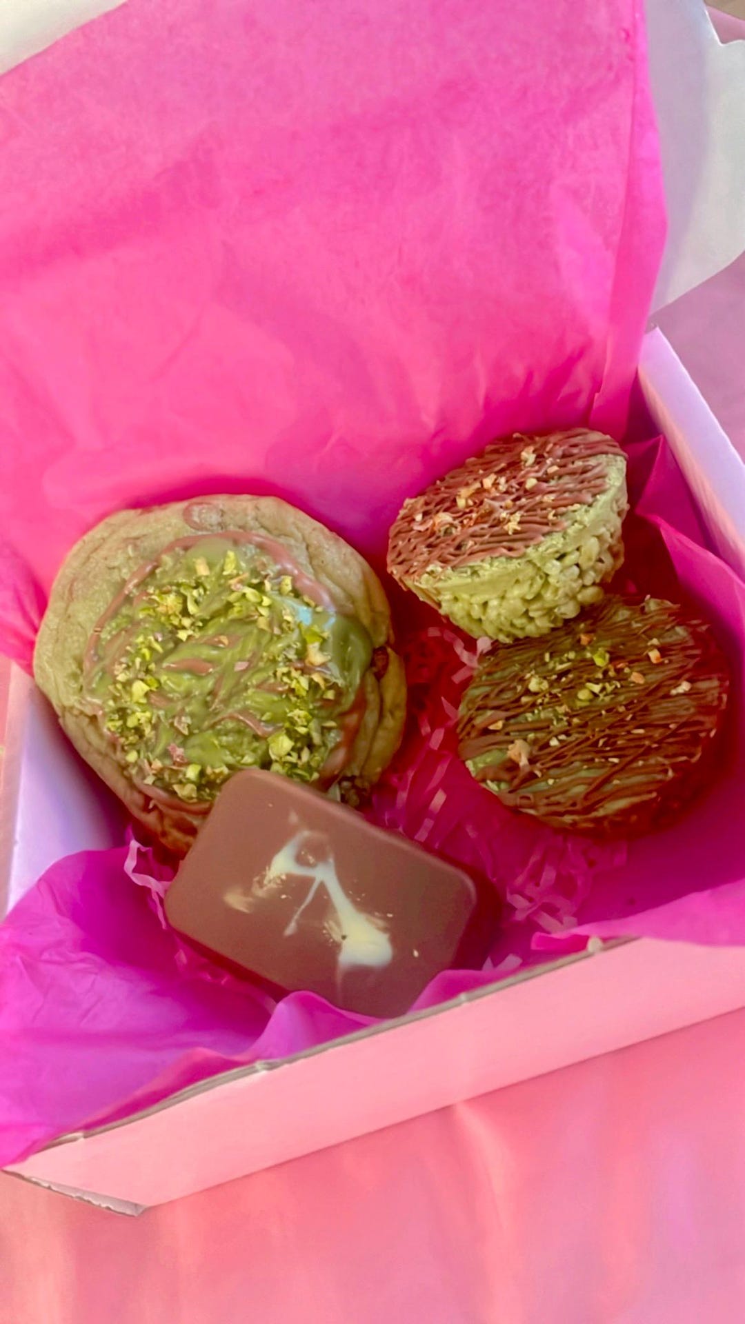 Pistachio Knafeh Treat Box choose 3/4 Items per a Box - Etsy UK