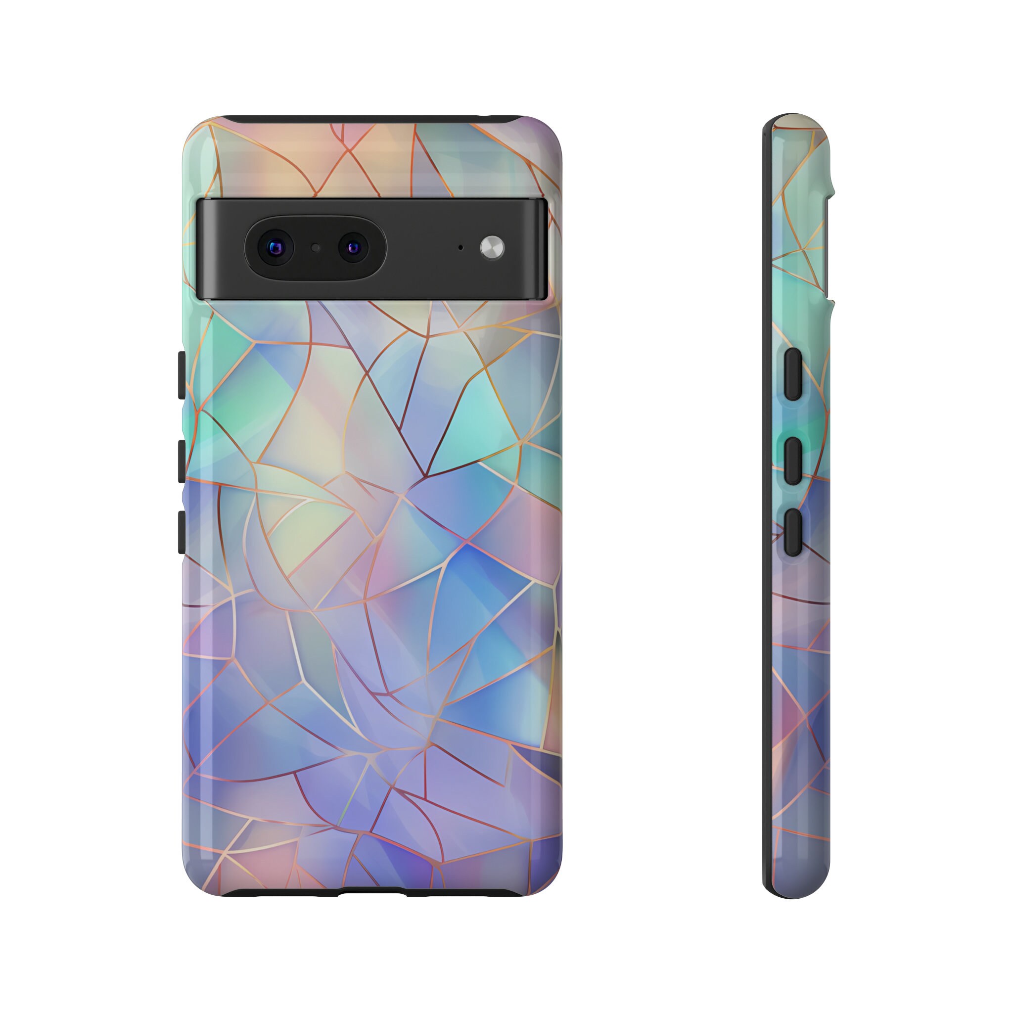 Eclectic Mosaic Phone Case Mermaidcore Pastel Soft Girl Aesthetic ...