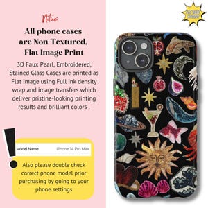 Vintage Martini Collage Cocktail Art Phone Case Lucky Girl Coquette ...