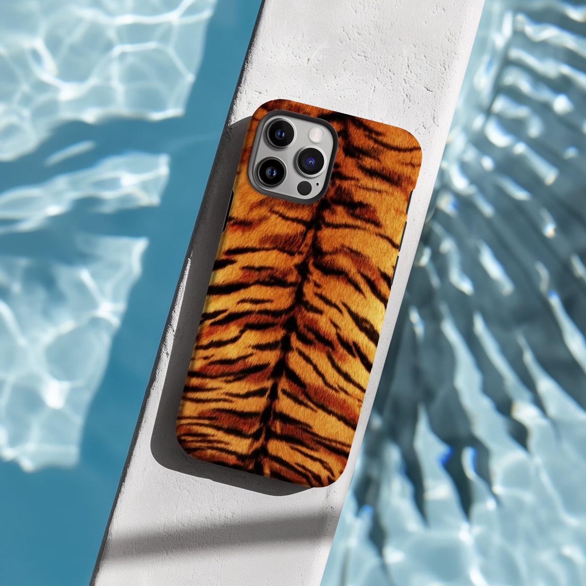 Tiger Stripe Fur Phone Case Tiger Print Cover Tiger Y2K iPhone Case ...