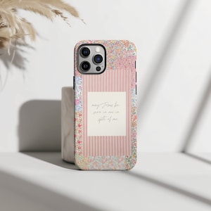 Christian Phone Case Jesus Bible Verse Coquette Collage Case, Christian ...