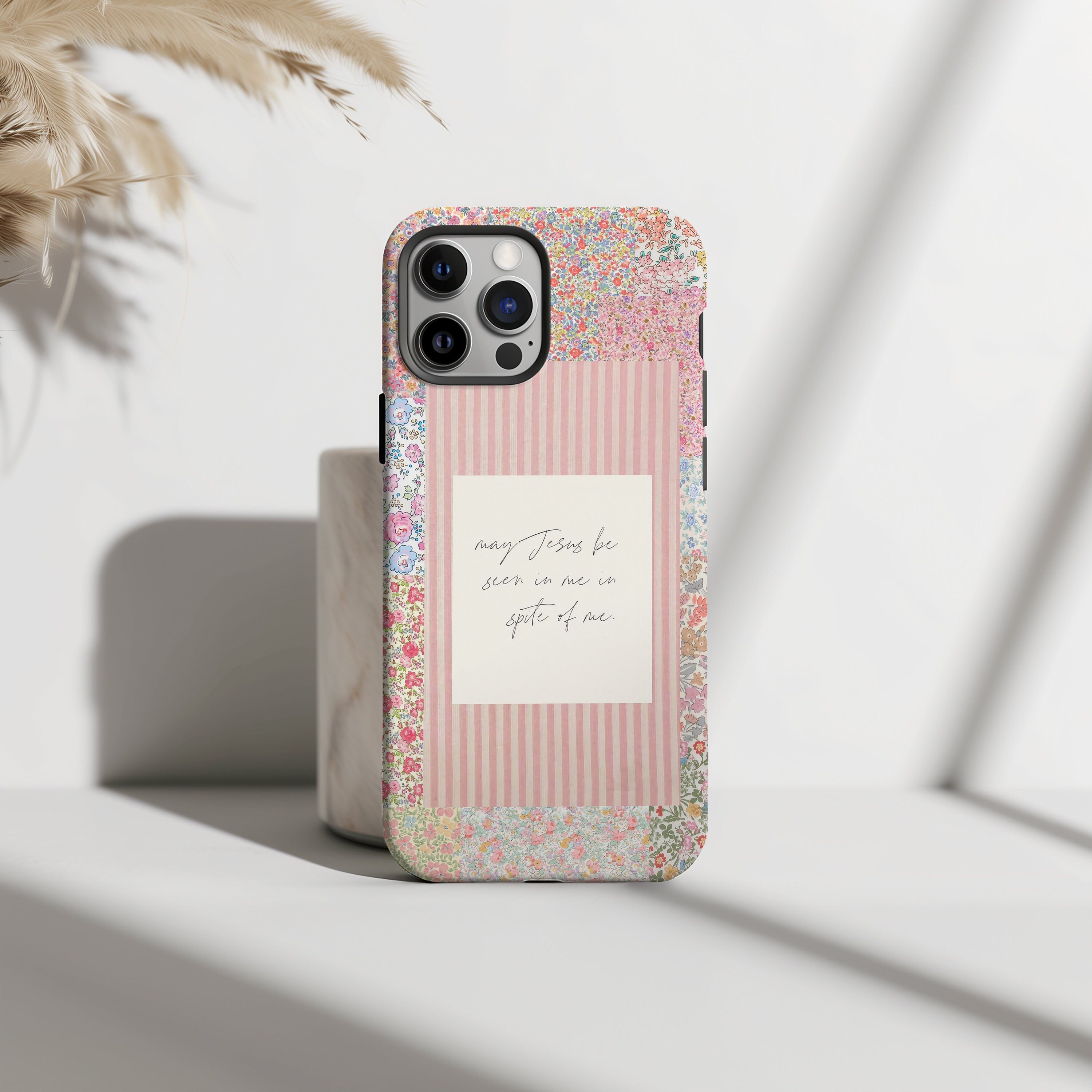 Christian Phone Case Jesus Bible Verse Coquette Collage Case, Christian ...