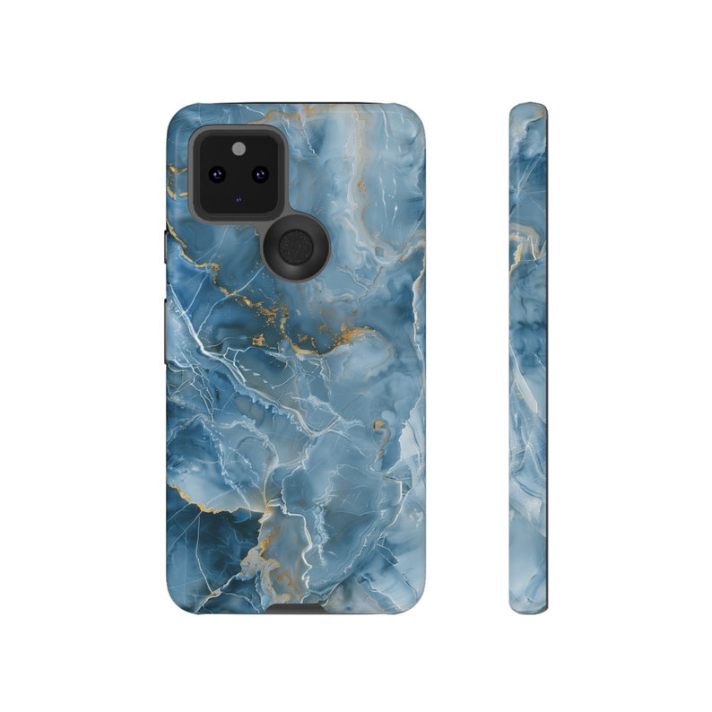 Vintage Blue Art Phone Case Ocean Inspired Mermaidcore Aesthetic iPhone ...